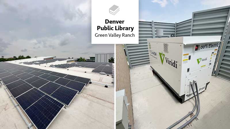 Viridi Powers Denver Public Library with Fail-Safe Battery Energy ...